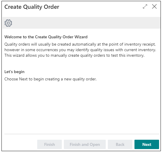 Clever Dynamics - Manual Quality Orders